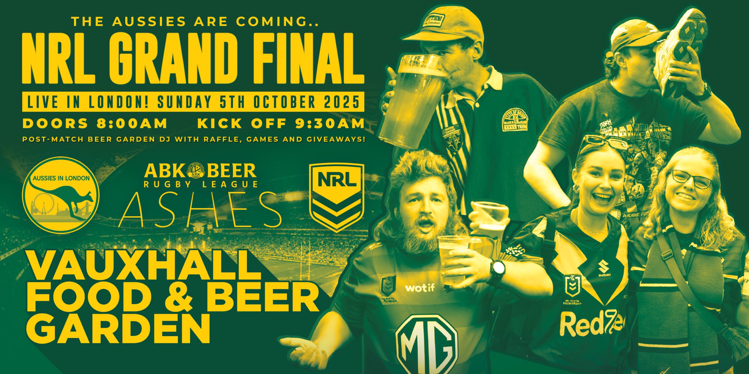 Rugby League Ashes to sponsor giant NRL grand final party in London ...
